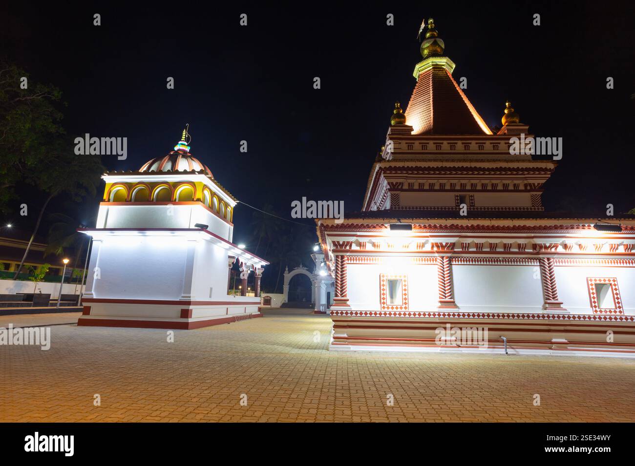 The Shri Morjai temple is situated in Morjim Stock Photo - Alamy