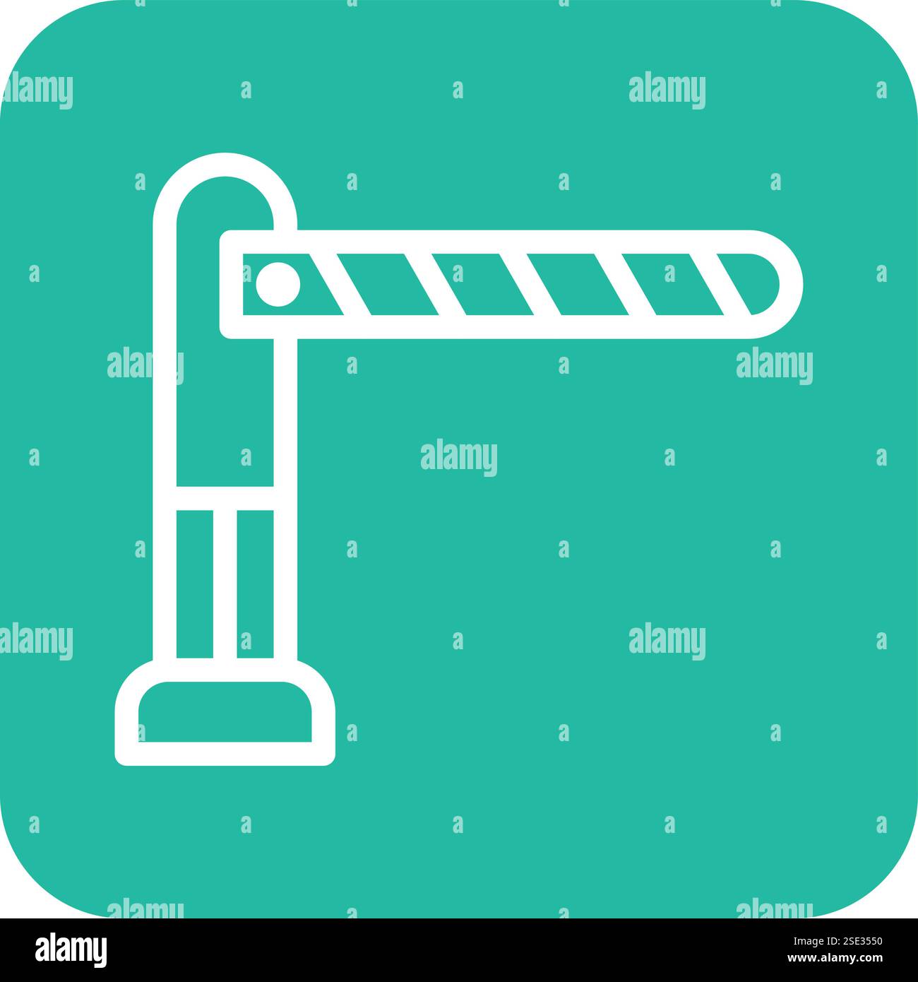 Barrier Vector Icon Design Illustration Stock Vector Image & Art - Alamy