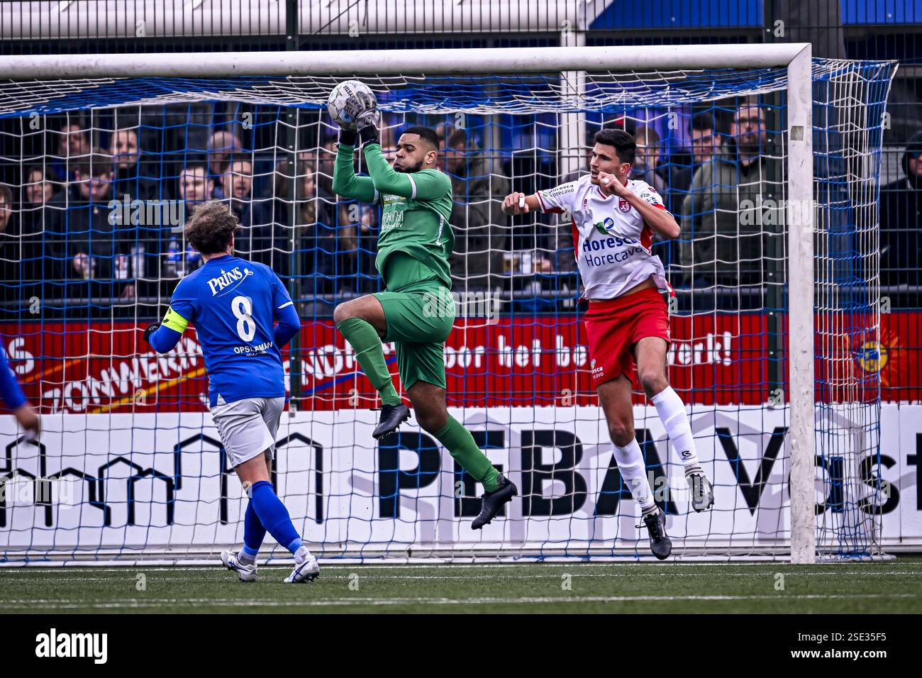 VEENENDAAL, 08-02-2025, Sportpark Panhuis, Dutch second division ...