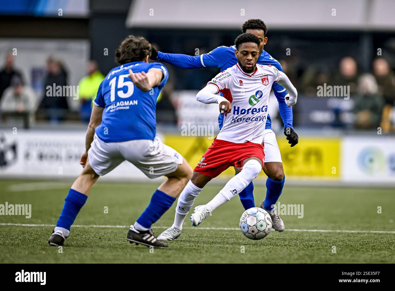 VEENENDAAL, 08-02-2025, Sportpark Panhuis, Dutch second division ...