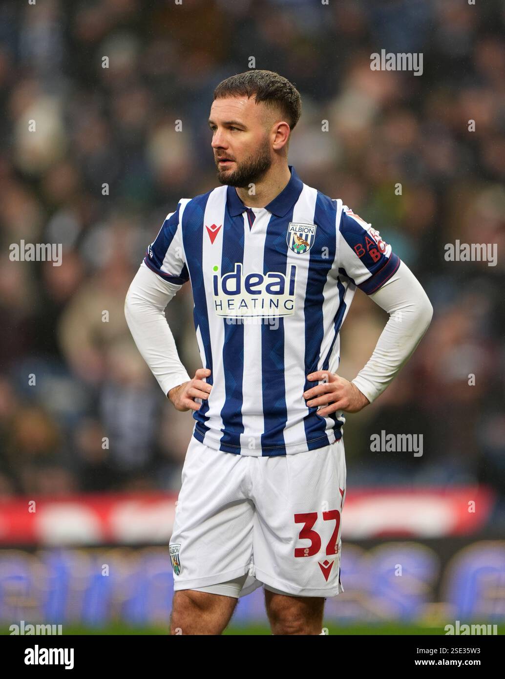 West Bromwich Albion's Adam Armstrong during the Sky Bet Championship ...