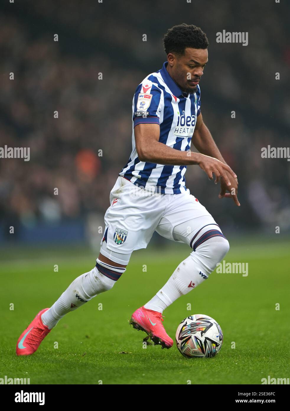 West Bromwich Albion's Grady Diangana during the Sky Bet Championship ...
