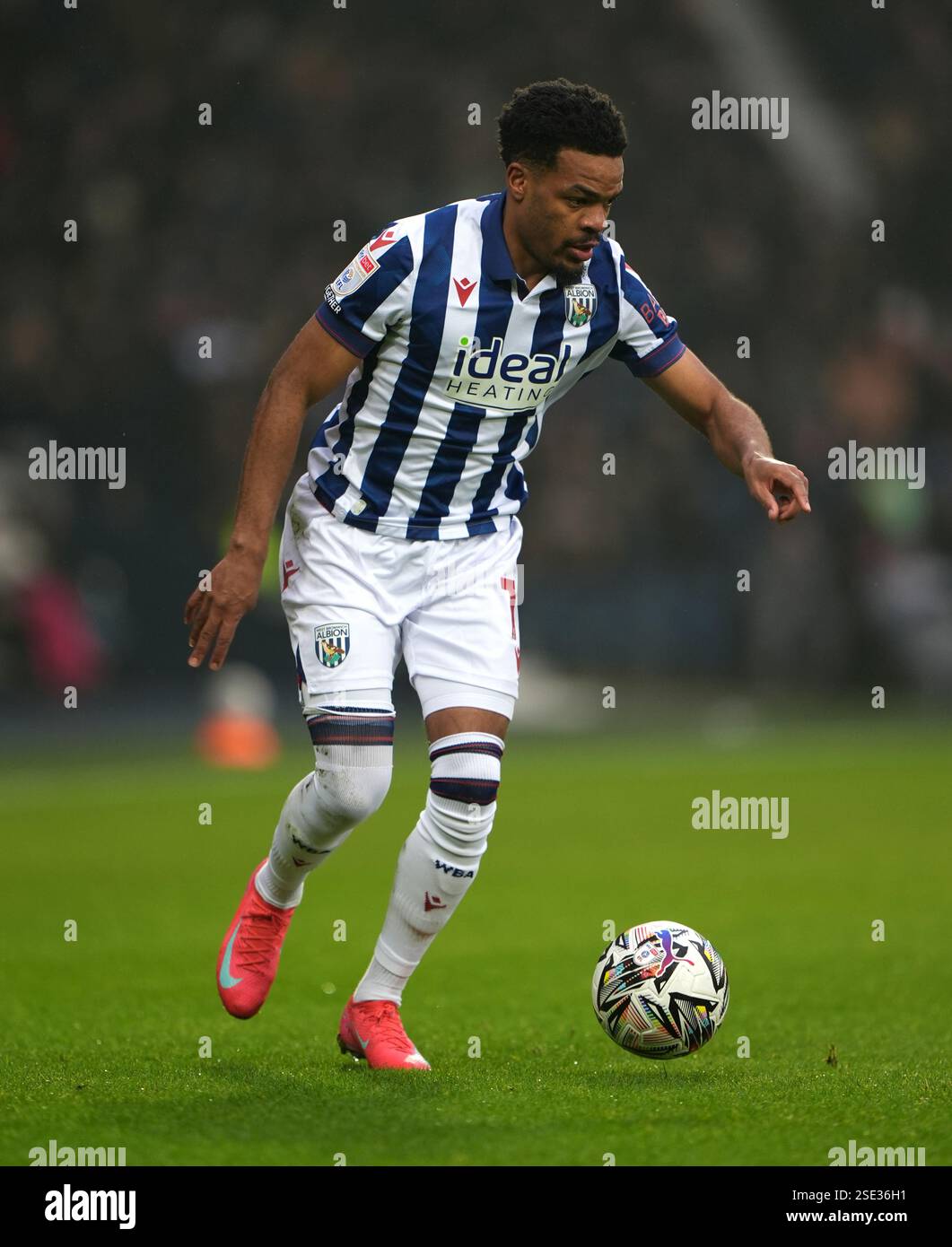 West Bromwich Albion's Grady Diangana during the Sky Bet Championship ...