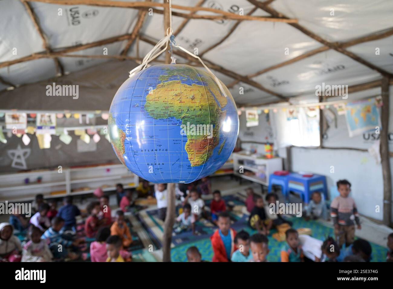 ETHIOPIA, Tigray, Mekelle, IDP camp for internal displaced people due ...