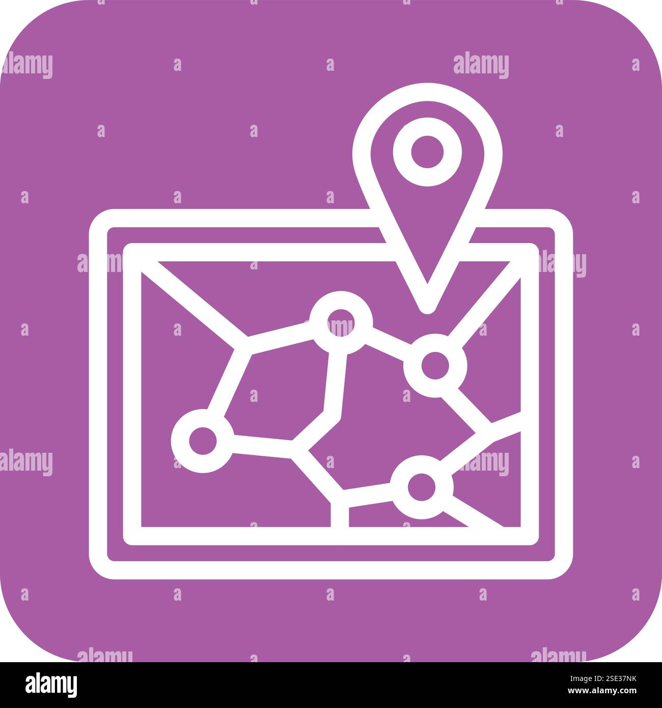 Railway map Vector Icon Design Illustration Stock Vector Image & Art ...