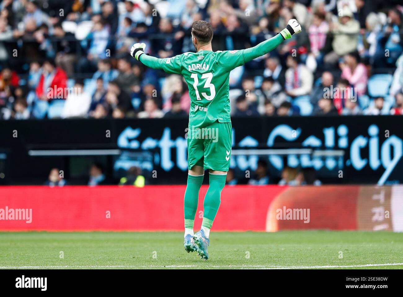 Adrian San Miguel celebrates a goal scored by Antony Matheus dos Santos ...