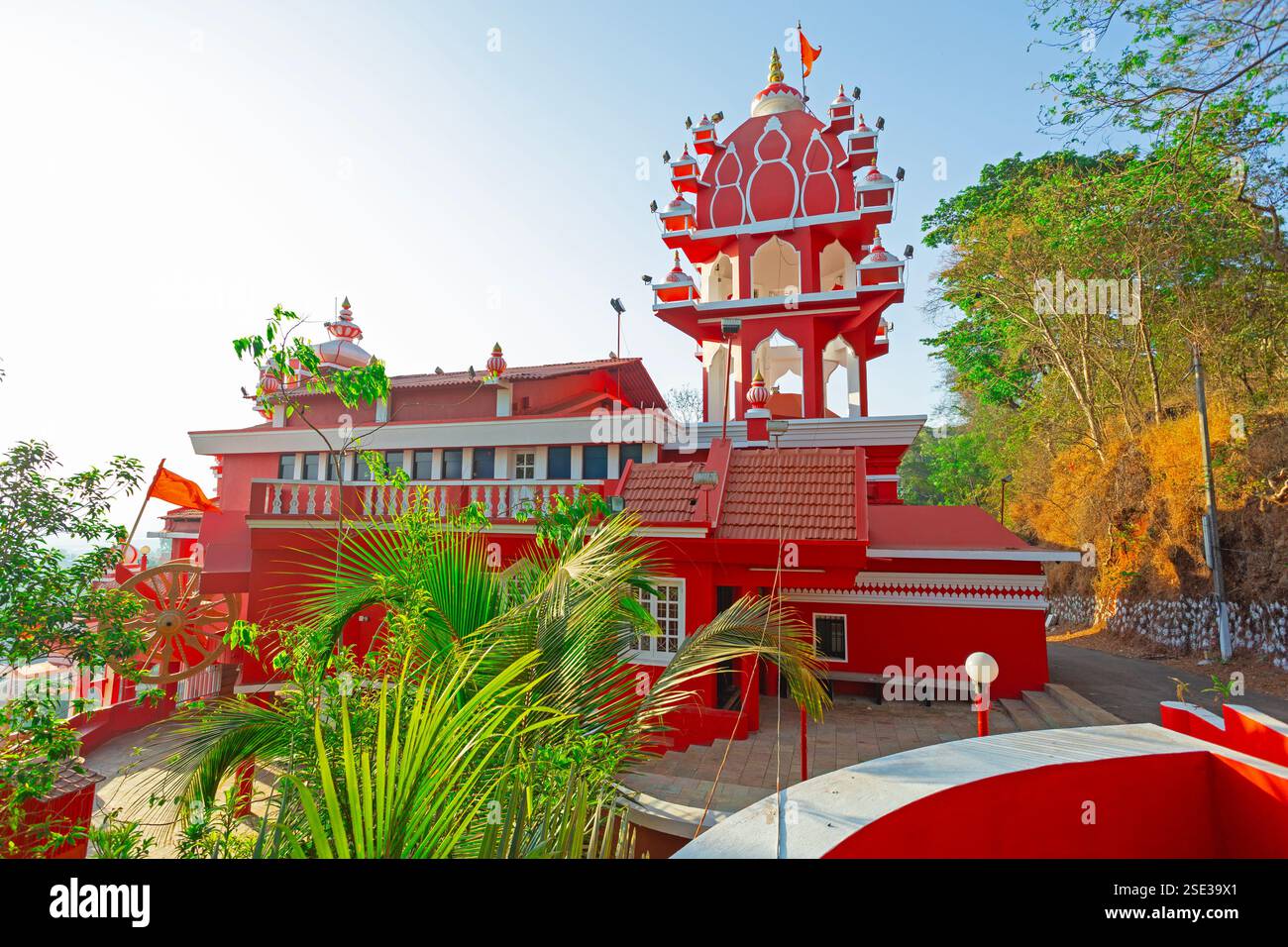 India, Goa, 8 March 2017. Maruti Temple (Hanuman Temple) in Panjim ...