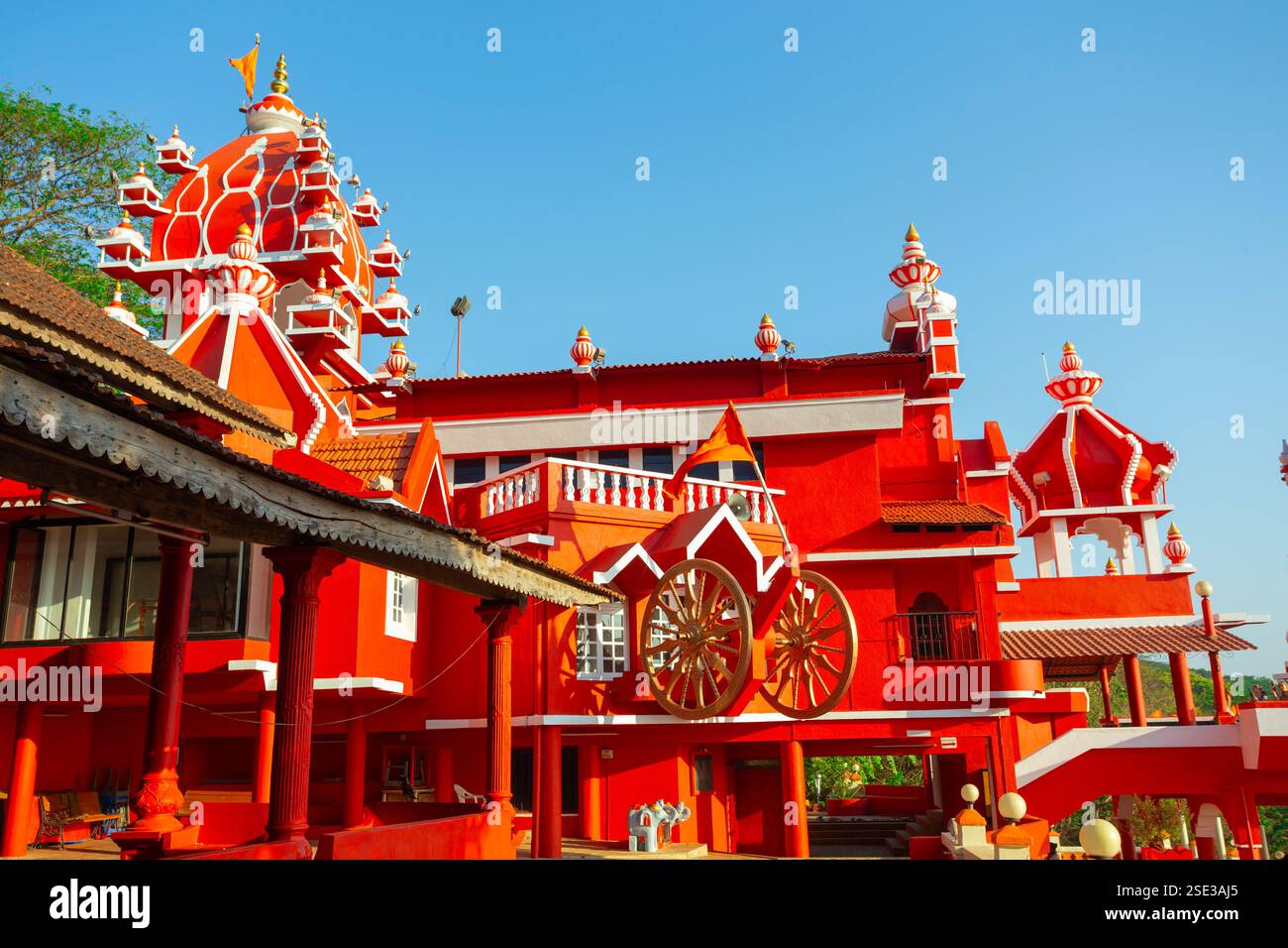 India, Goa, 8 March 2017. Maruti Temple (Hanuman Temple) in Panjim ...