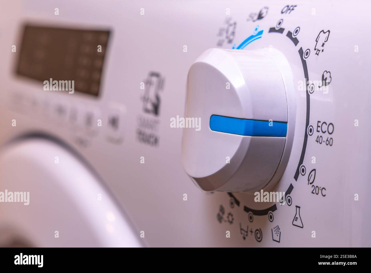 Washing in a washing machine, ecological program, saving energy and ...