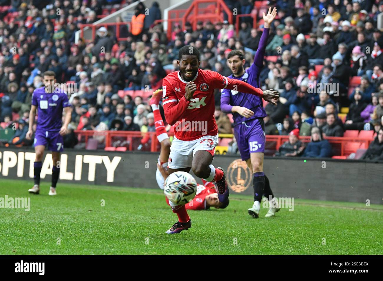 London, England. 8th Feb 2025. Daniel Kanu during the Sky Bet EFL ...