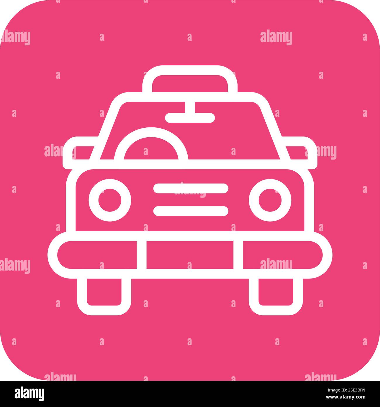 Taxi Vector Icon Design Illustration Stock Vector Image & Art - Alamy