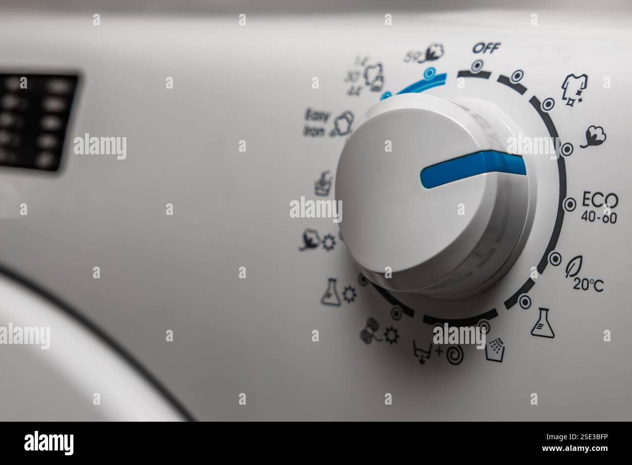 Washing in a washing machine, ecological program, saving energy and ...