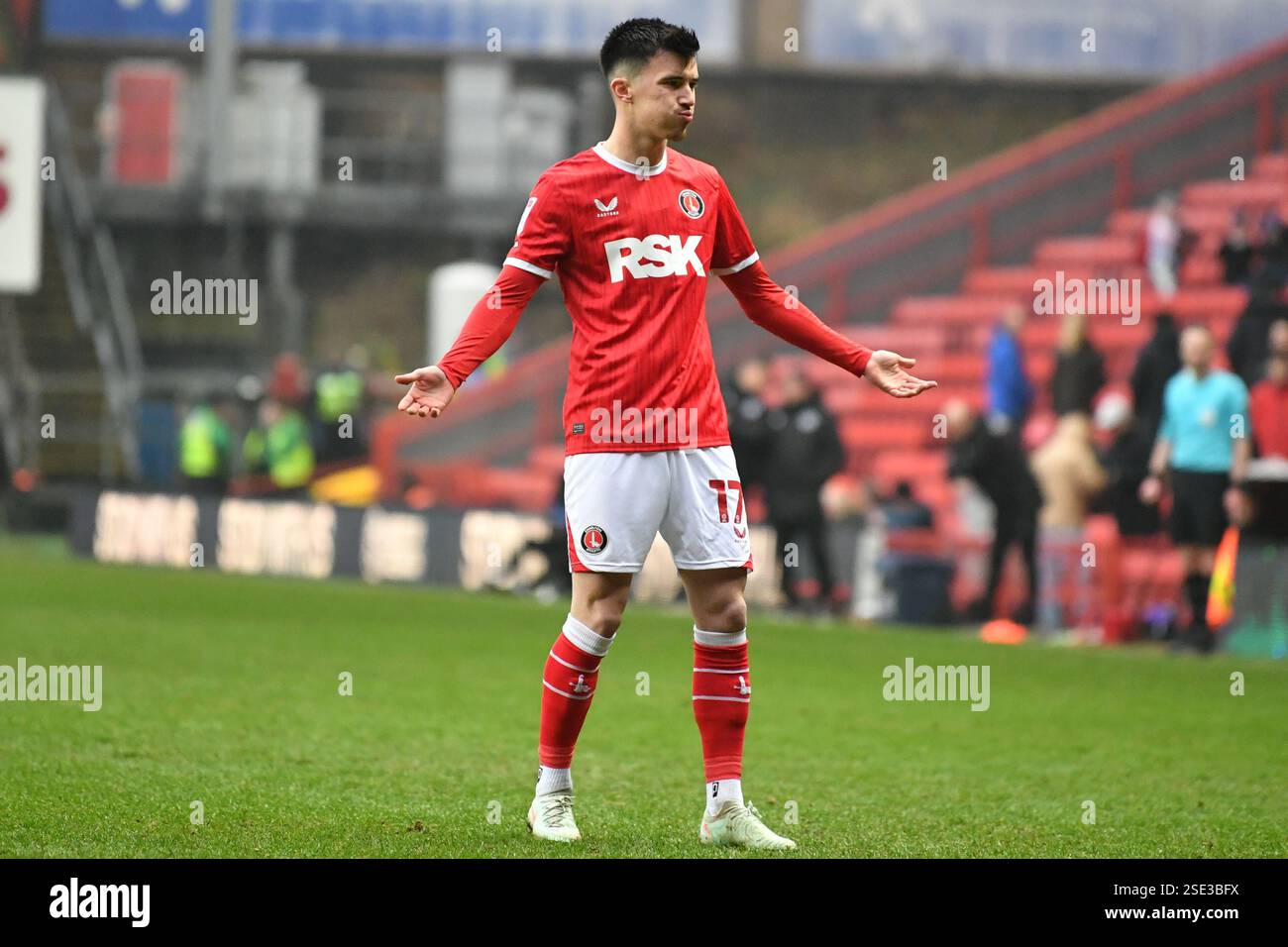 London, England. 8th Feb 2025. Alex Gilbert during the Sky Bet EFL ...