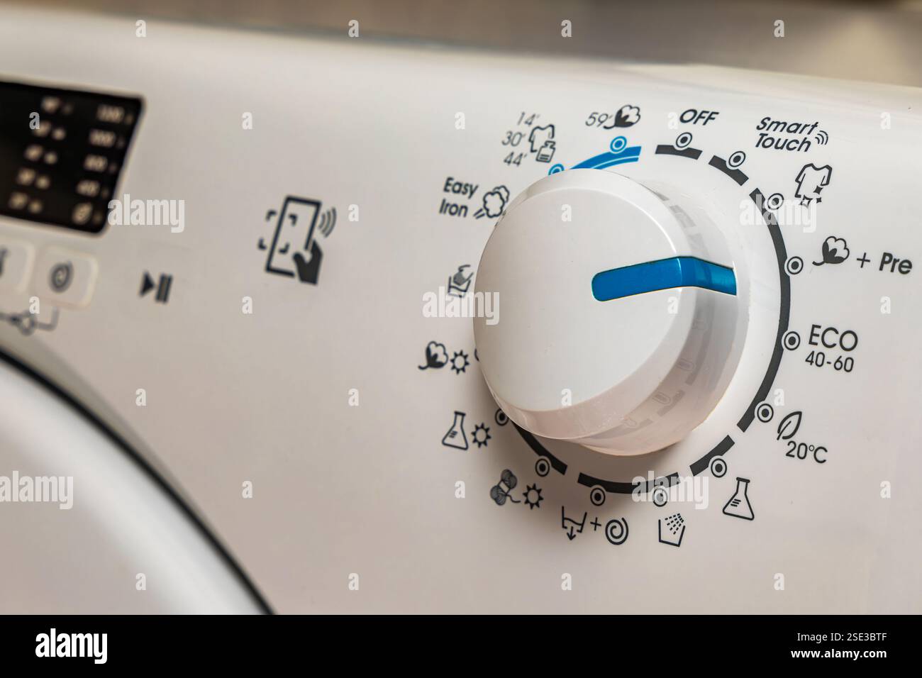 Washing in a washing machine, ecological program, saving energy and ...