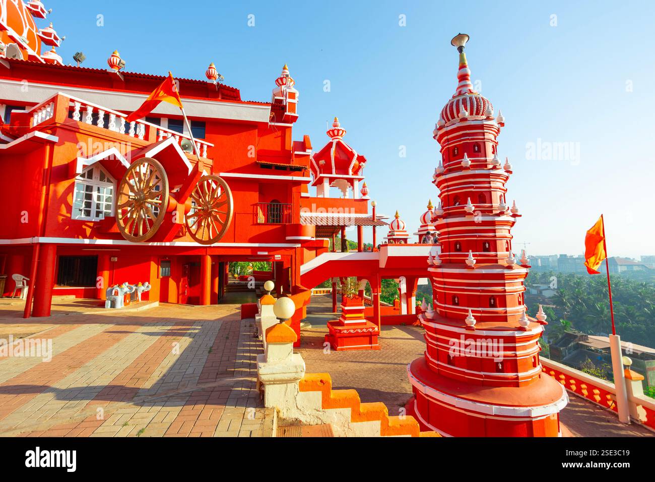 India, Goa, 8 March 2017. Maruti Temple (Hanuman Temple) in Panjim ...