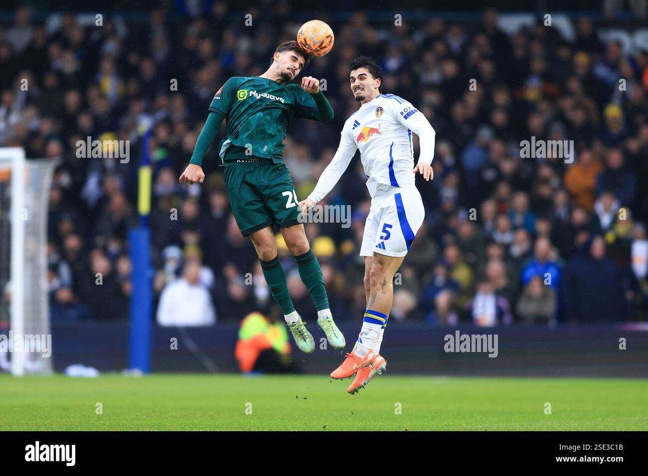 Leeds, UK. 8th Feb, 2025. Mihailo Ivanovic of Millwall competes in the ...