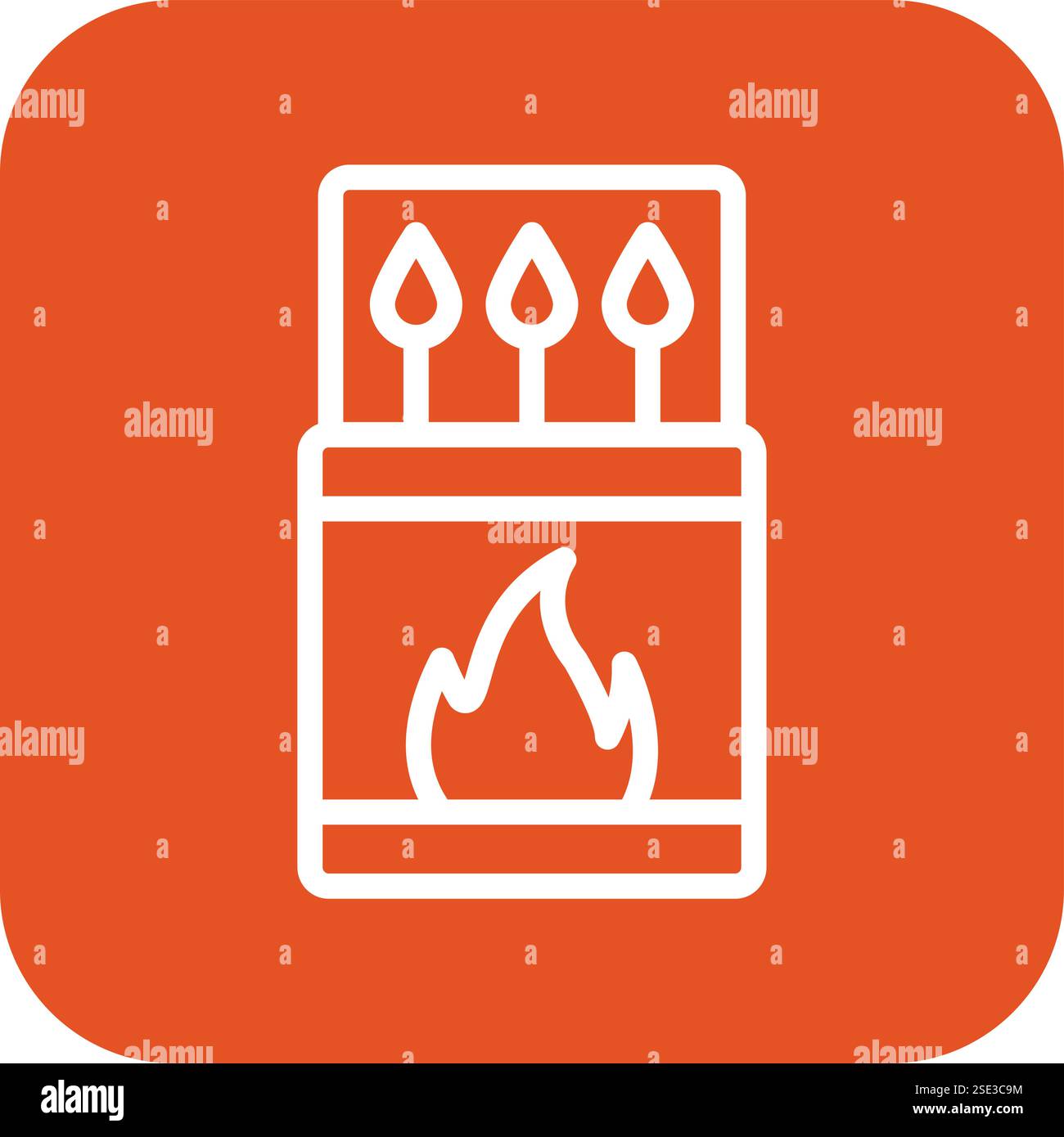 Pack matches icon outline hi-res stock photography and images - Alamy
