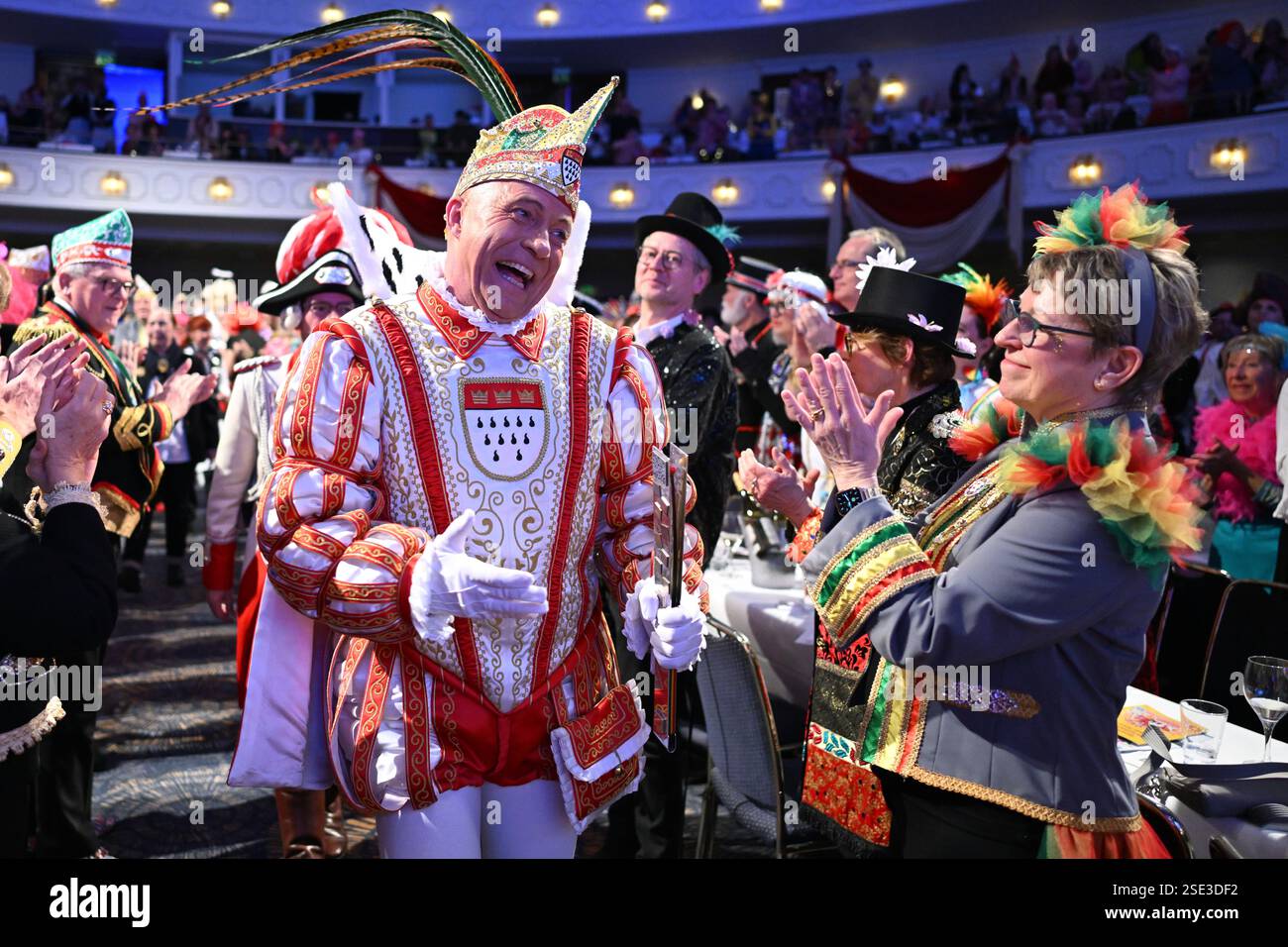 Cologne, Germany. 07th Feb, 2025. Prince Carnival 2025 "Prince René I ...