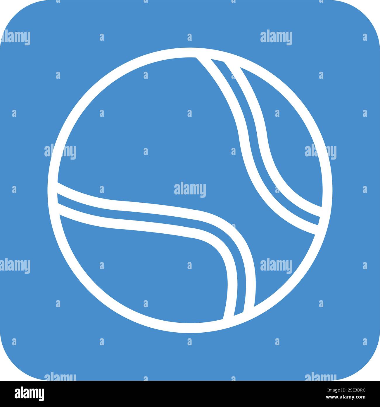 Tennis ball Vector Icon Design Illustration Stock Vector Image & Art ...