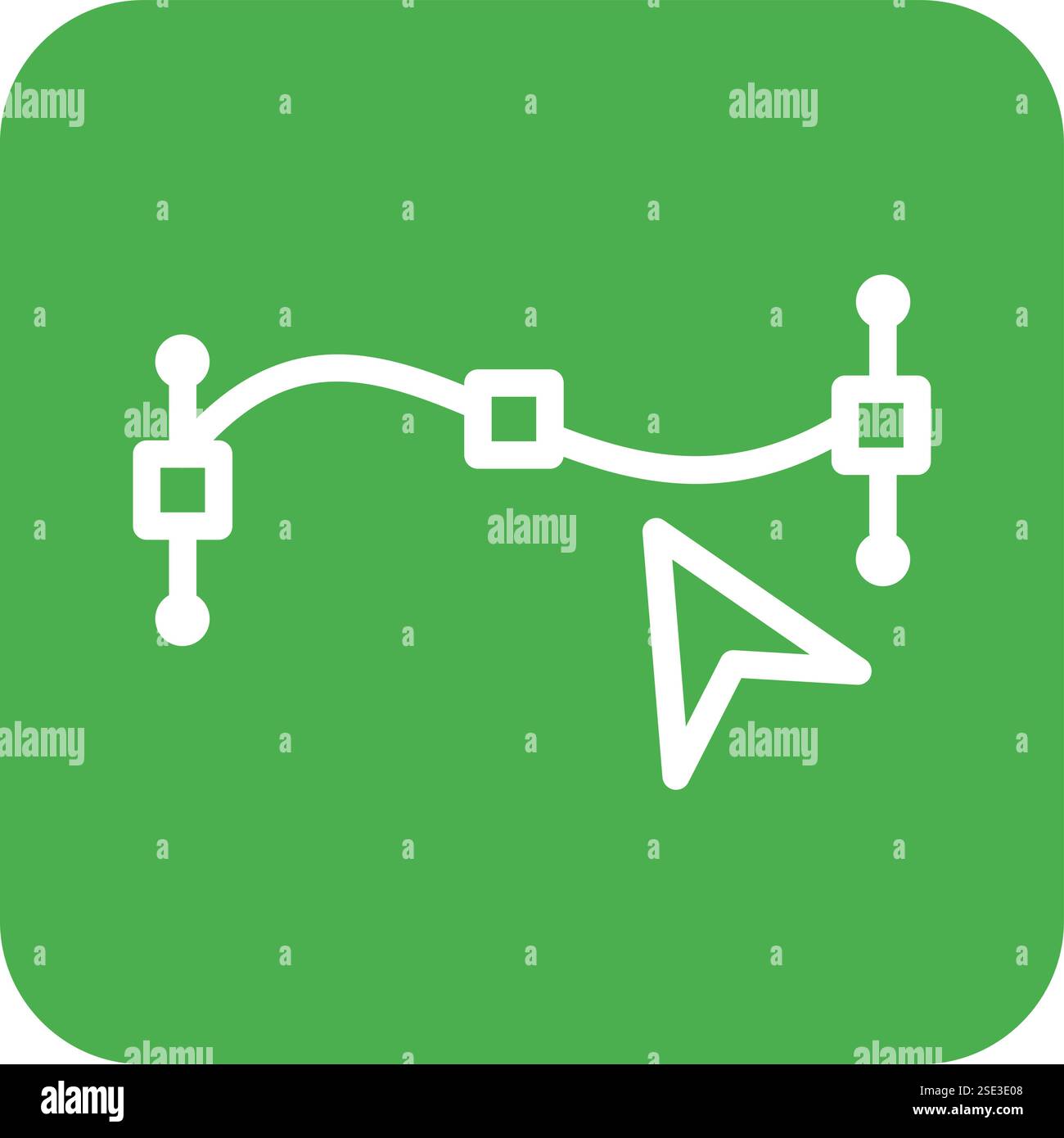 Path point Vector Icon Design Illustration Stock Vector Image & Art - Alamy