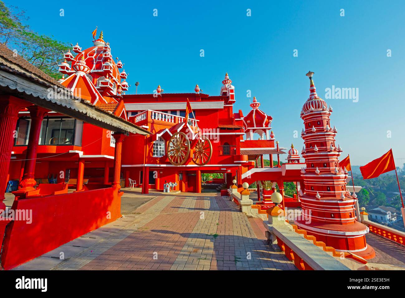 India, Goa, 8 March 2017. Maruti Temple (Hanuman Temple) in Panjim ...