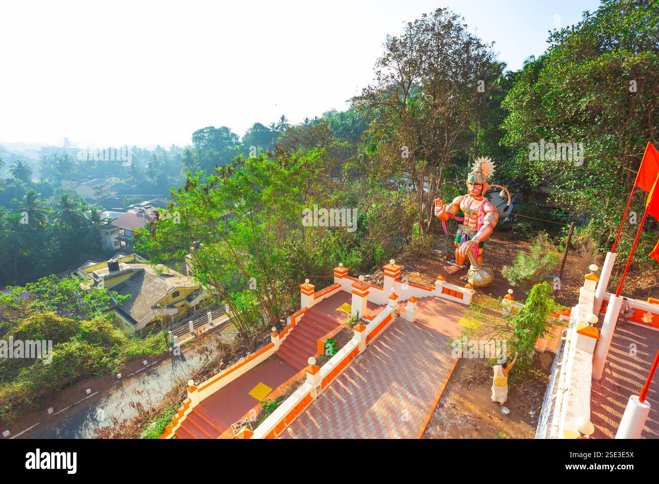 India, Goa, 8 March 2017. Maruti Temple (Hanuman Temple) in Panjim ...