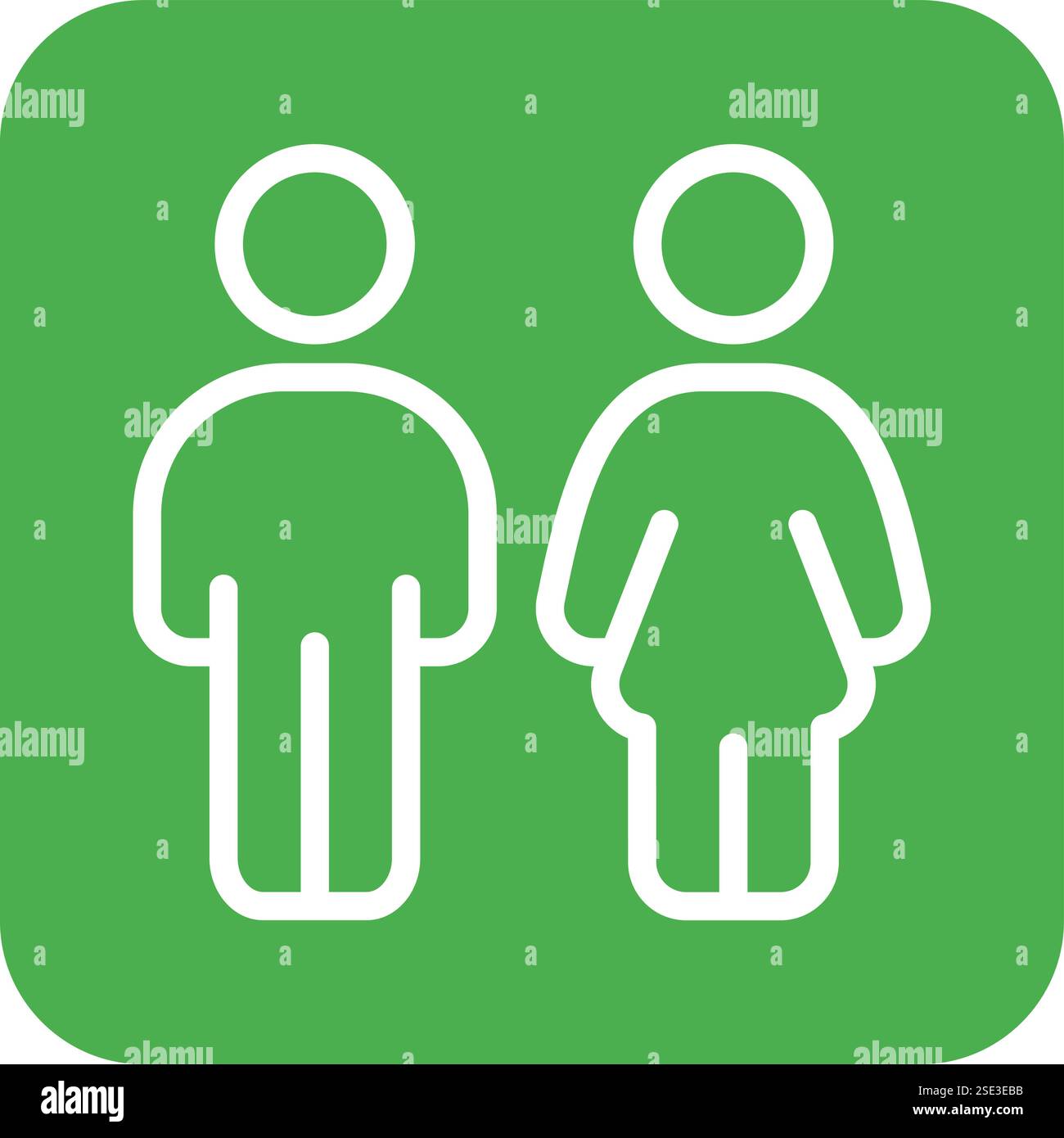 Toilet sign Vector Icon Design Illustration Stock Vector Image & Art ...