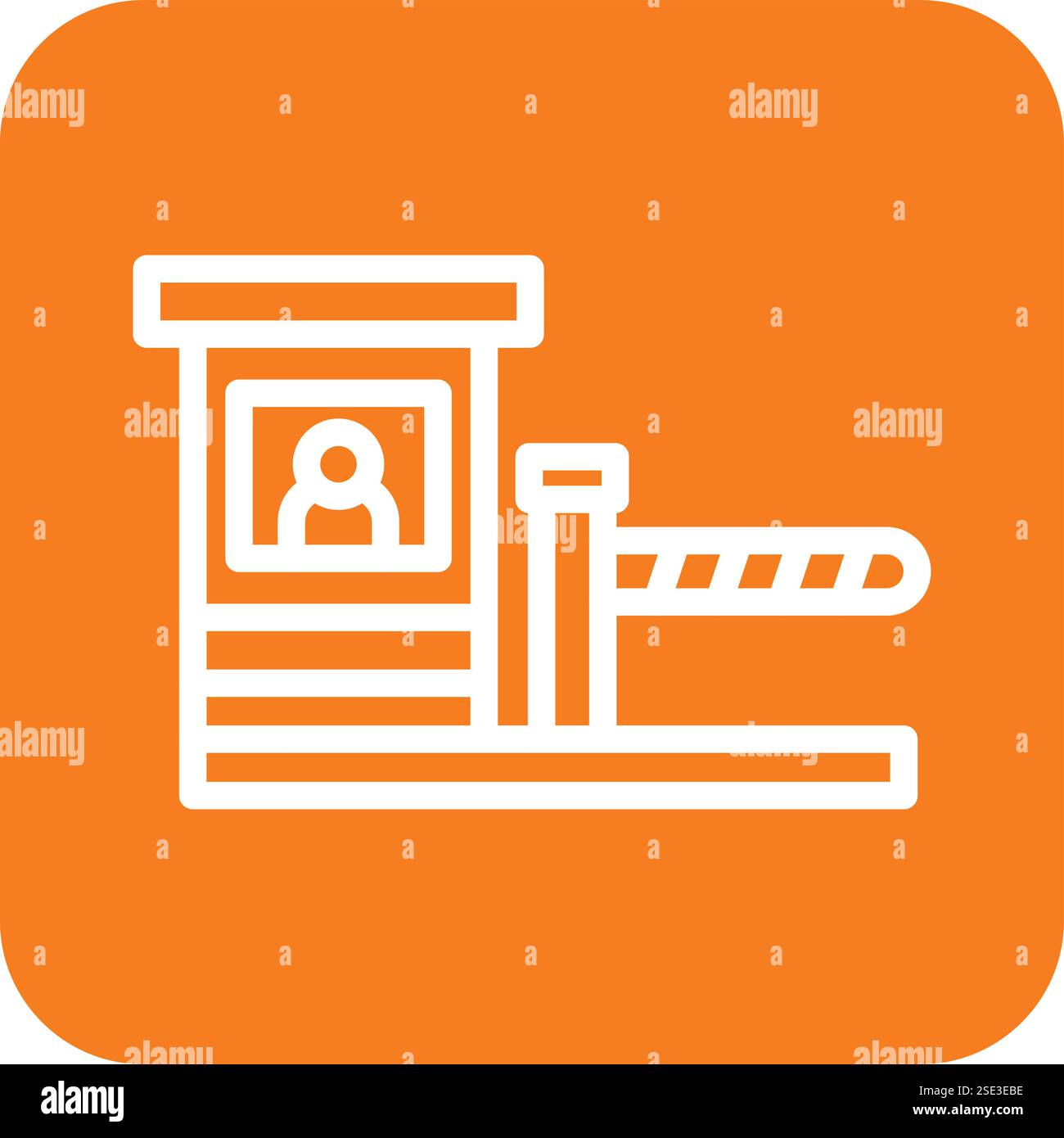 Checkpoint Vector Icon Design Illustration Stock Vector Image & Art - Alamy