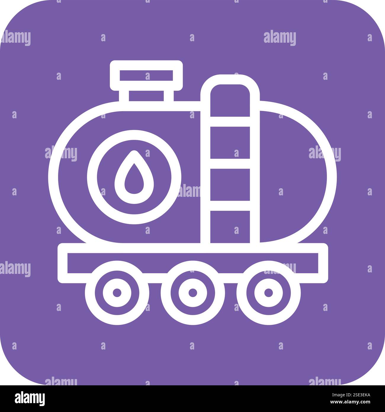Tank wagon Vector Icon Design Illustration Stock Vector Image & Art - Alamy