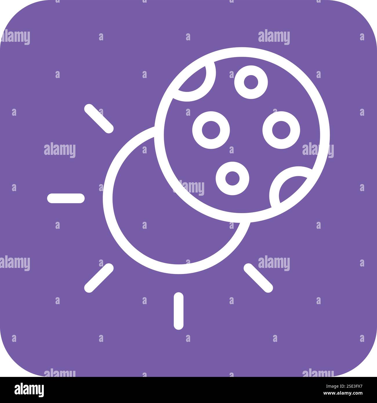 Eclipse Vector Icon Design Illustration Stock Vector Image & Art - Alamy