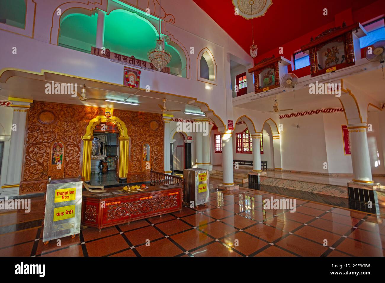 India, Goa, 8 March 2017. Maruti Temple (Hanuman Temple) in Panjim ...