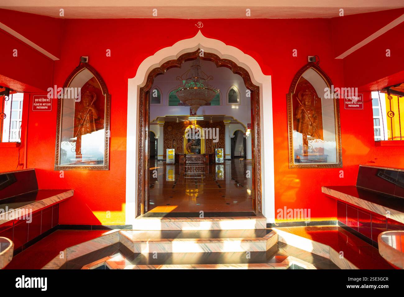 India, Goa, 8 March 2017. Maruti Temple (Hanuman Temple) in Panjim ...