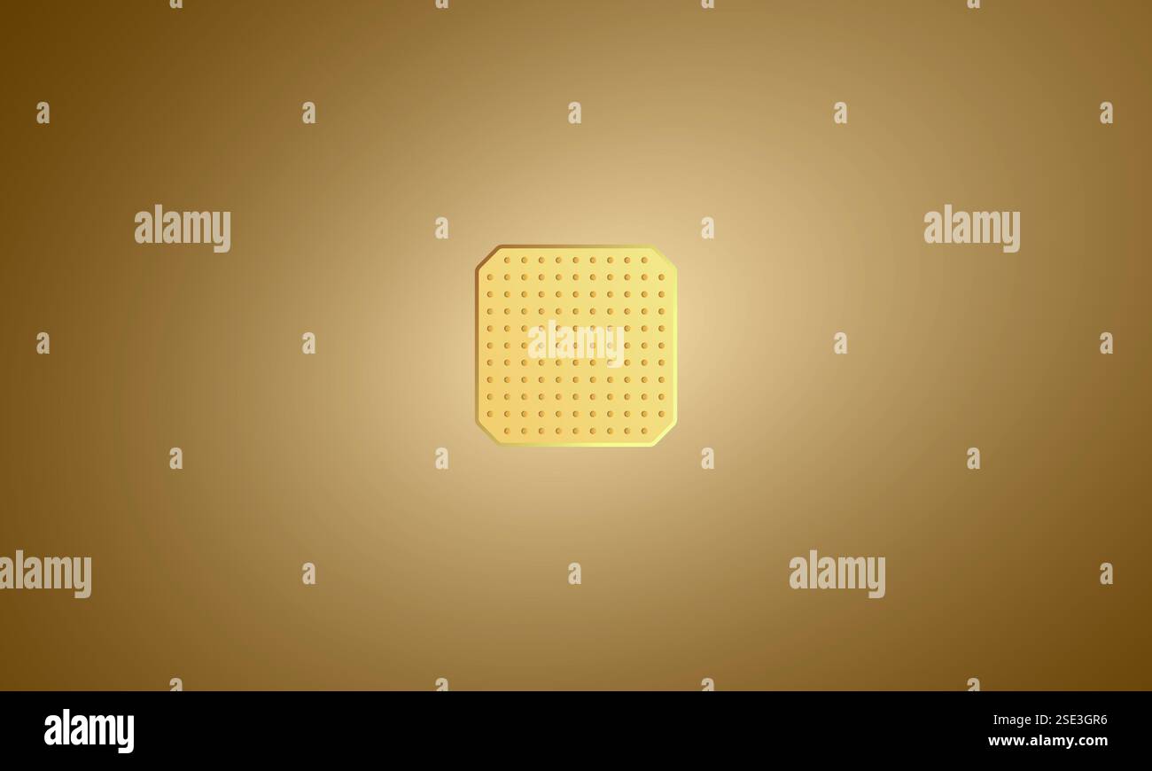 Golden chips on golden background Stock Vector Image & Art - Alamy