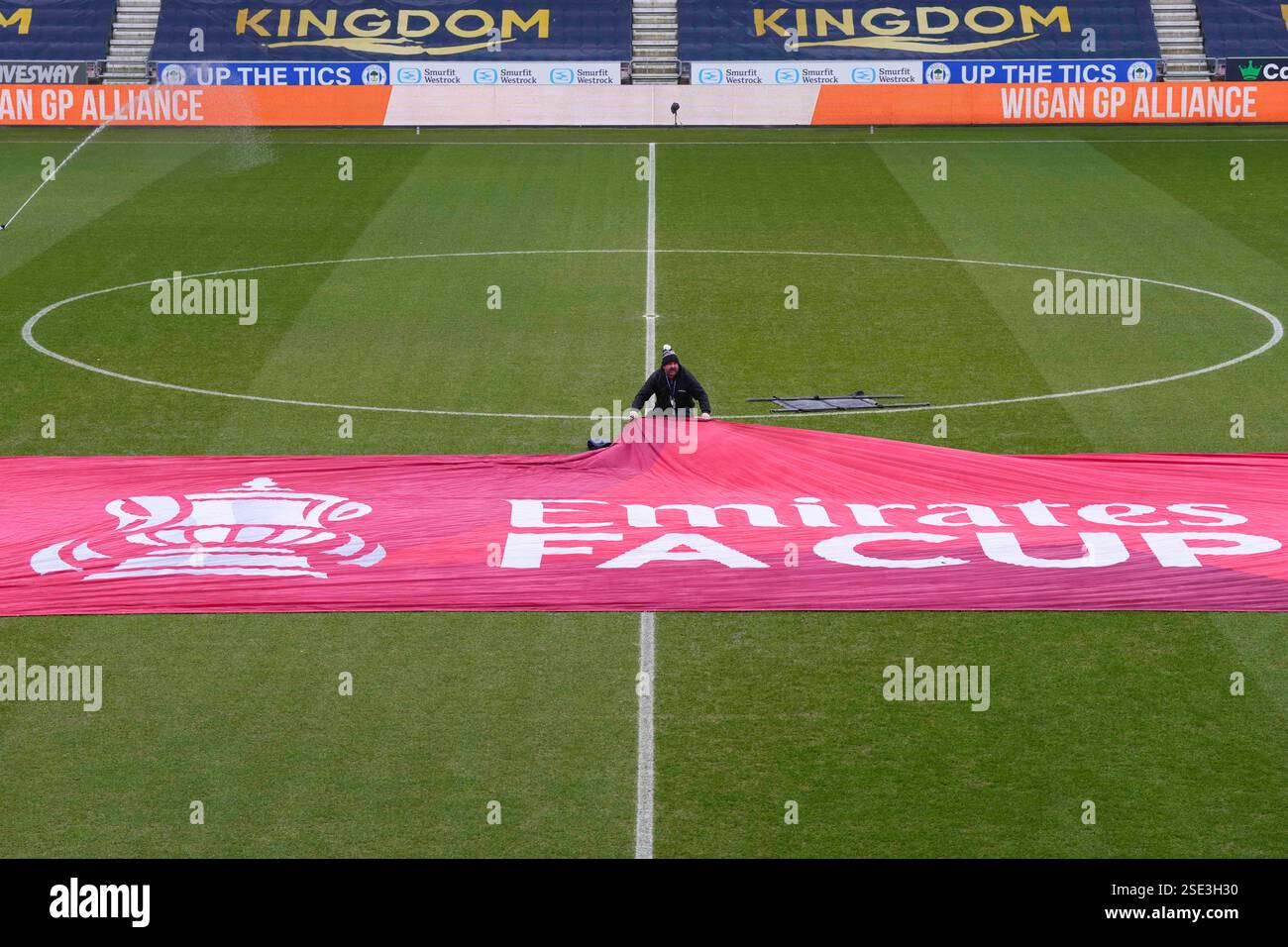 8th February 2025: Brick Community Stadium, Wigan, Greater Manchester ...