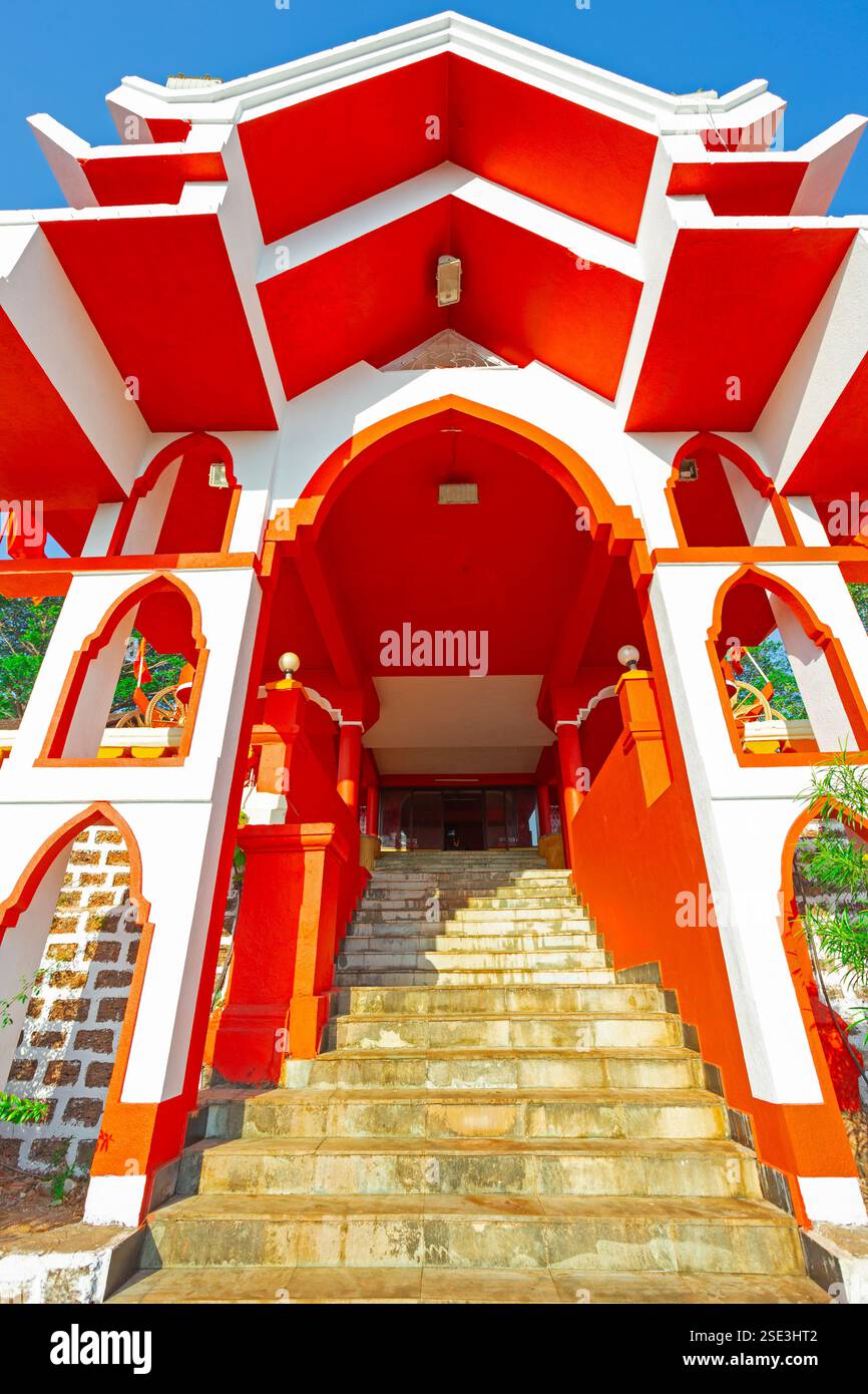 India, Goa, 8 March 2017. Maruti Temple (Hanuman Temple) in Panjim ...