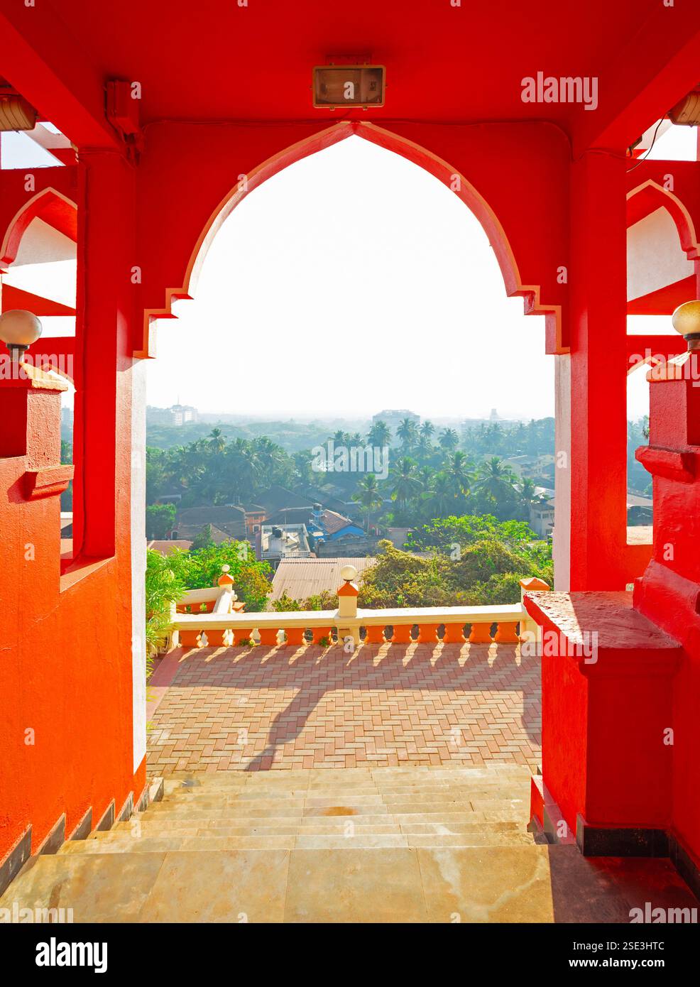 India, Goa, 8 March 2017. Maruti Temple (Hanuman Temple) in Panjim ...