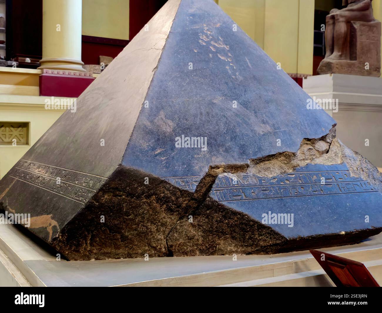 Cairo, Egypt, February 1 2025: Small pyramid monument inside the ...