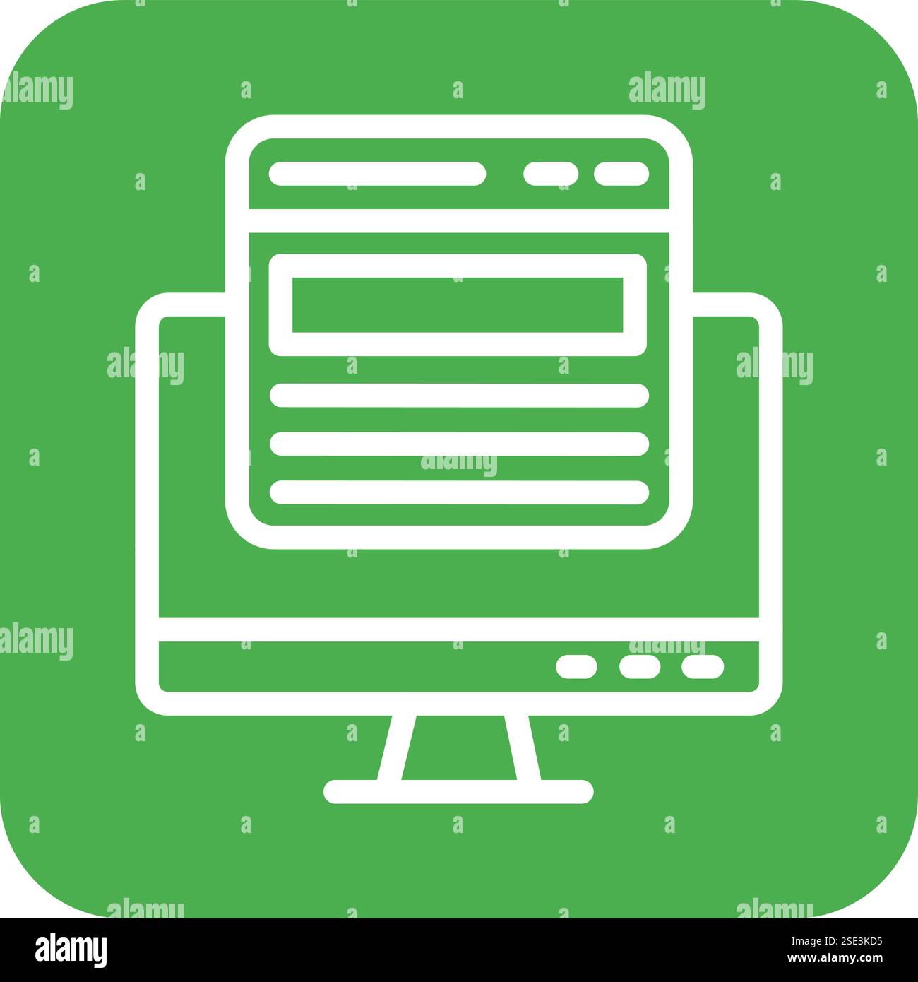 Flat ui web design Stock Vector Images - Alamy