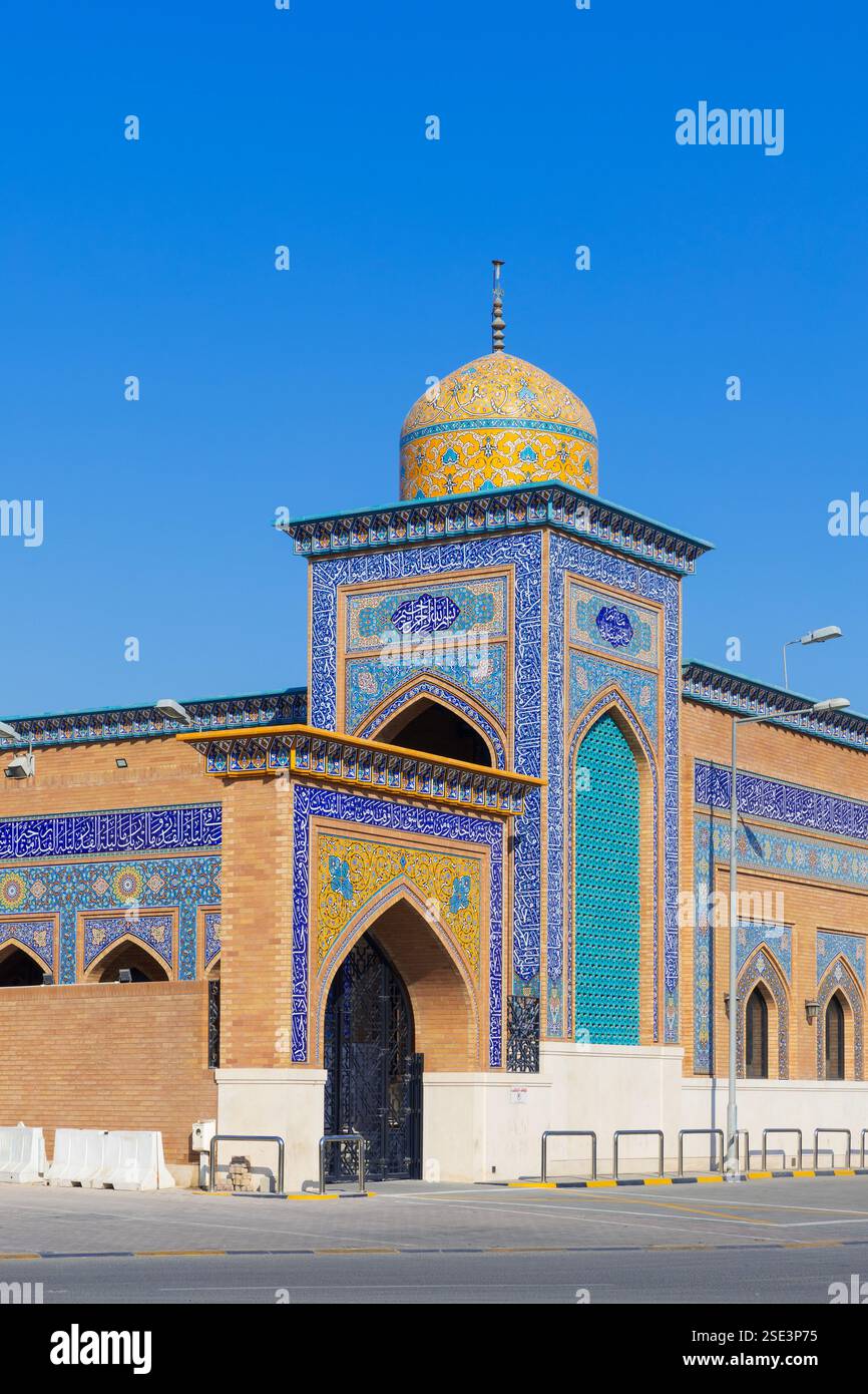 The beautifully handcrafted ceramic facade with calligraphy covered ...