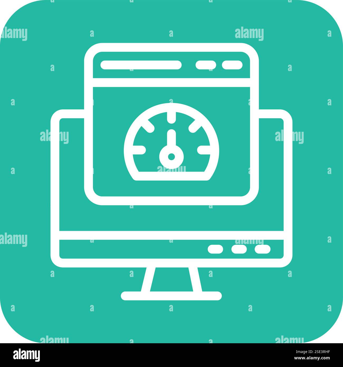 Speed test Vector Icon Design Illustration Stock Vector Image & Art - Alamy