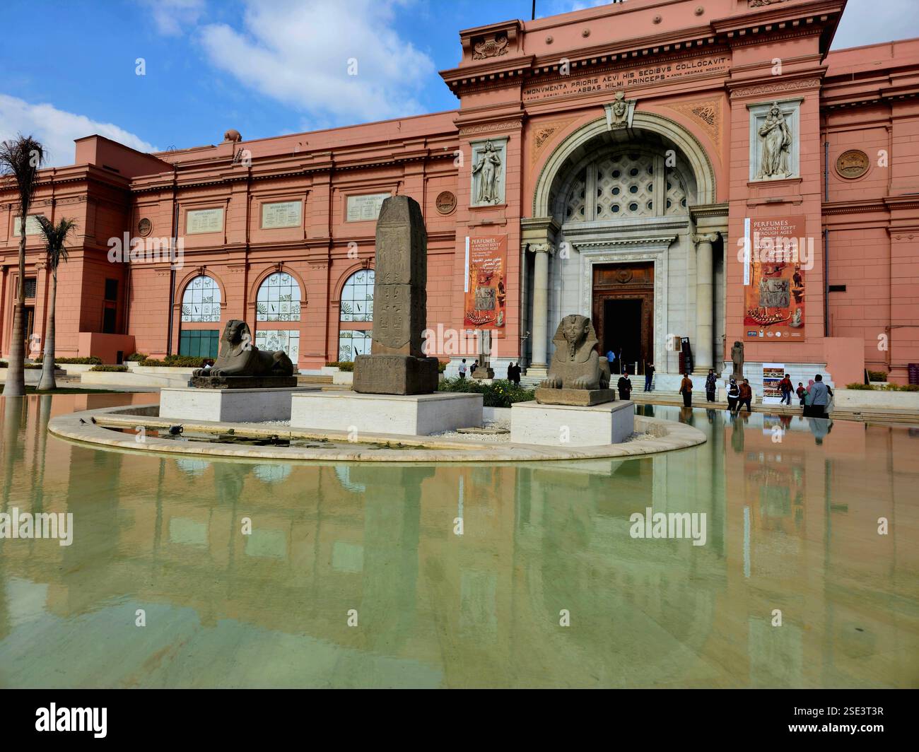 Cairo, Egypt, February 1 2025: The Exterior of The Museum of Egyptian ...