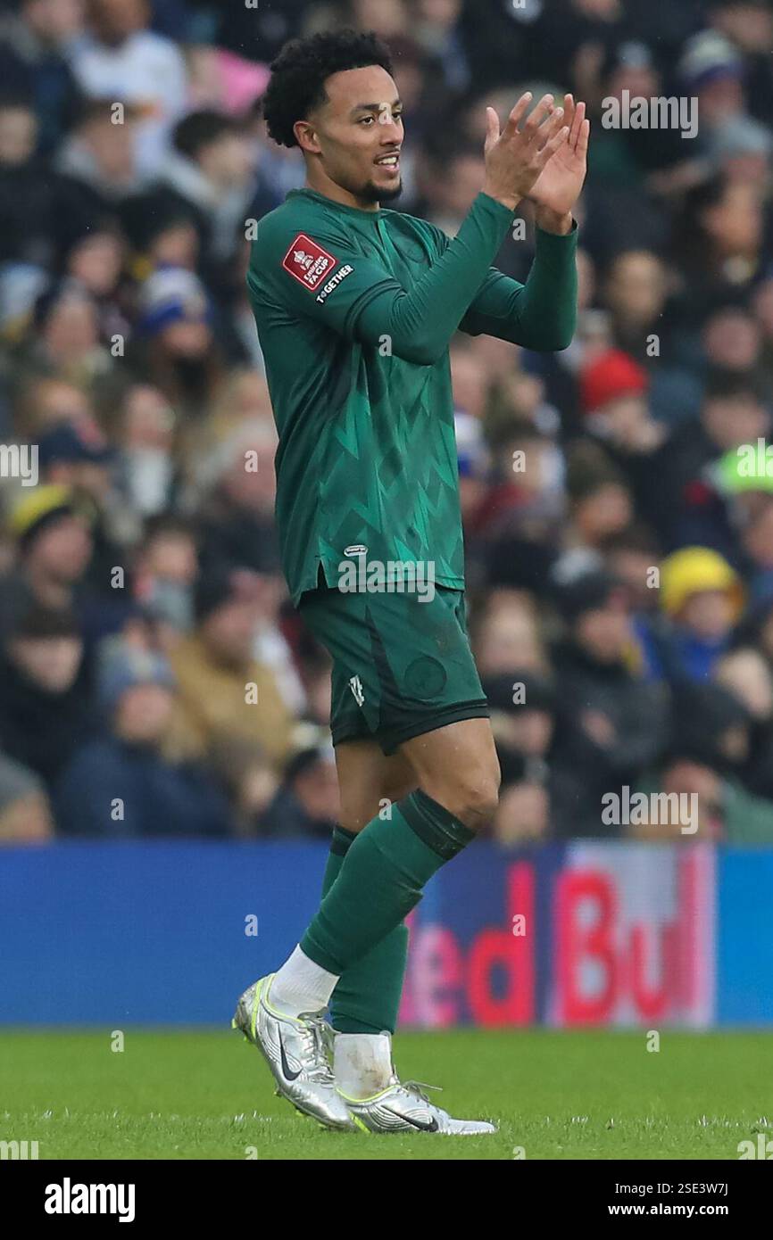 Leeds, UK. 08th Feb, 2025. Femi Azeez Of Millwall scores a GOAL 0-2 and ...