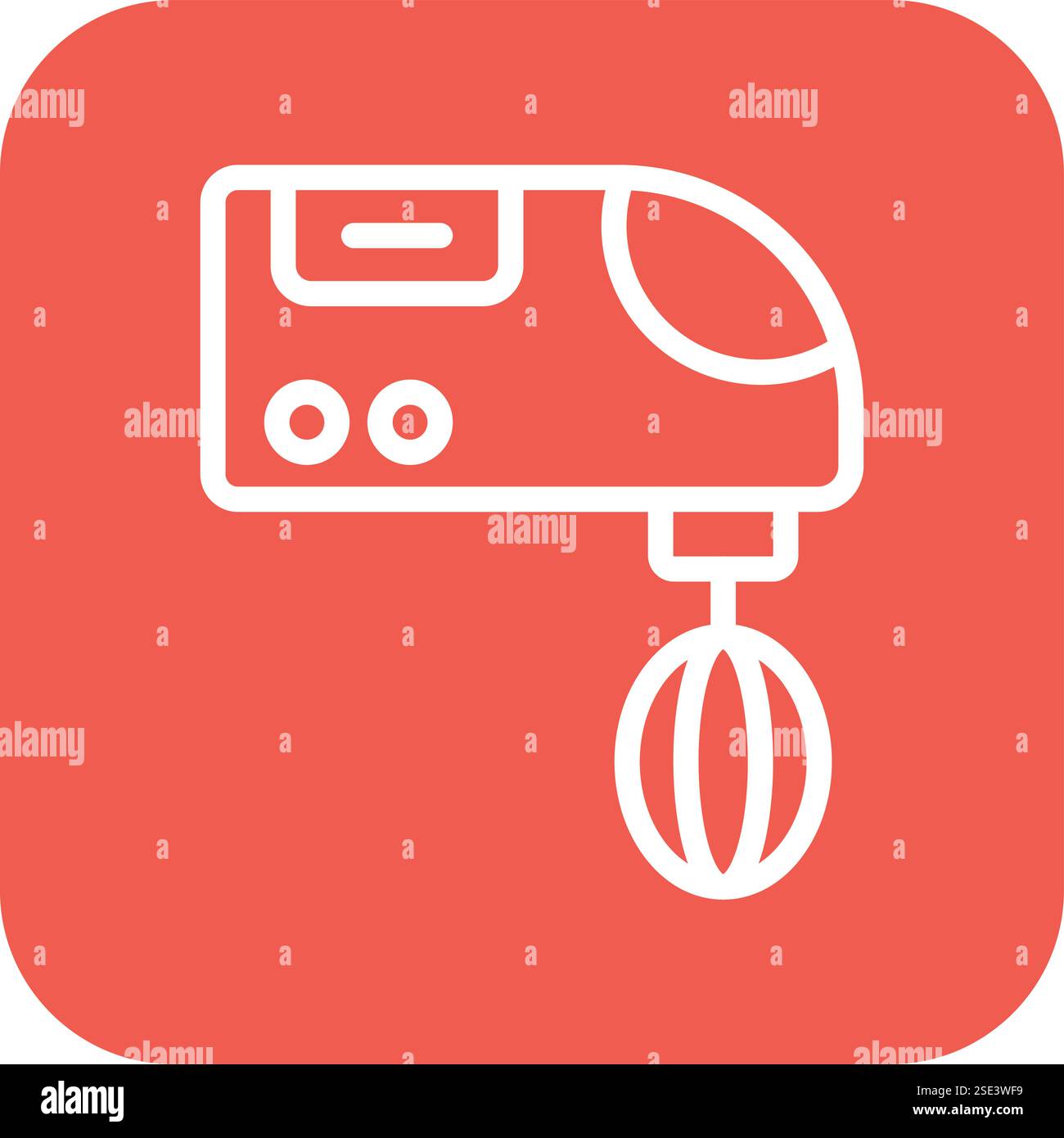 Food mixer icon outline Stock Vector Images - Alamy