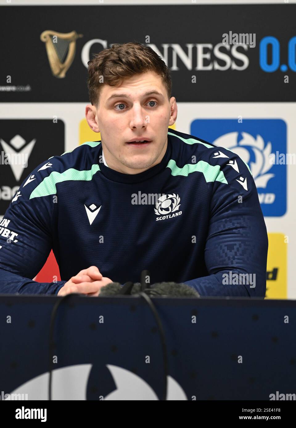 Scottish Gas Murrayfield .Edinburgh.Scotland, UK. 8th Feb, 2025 ...