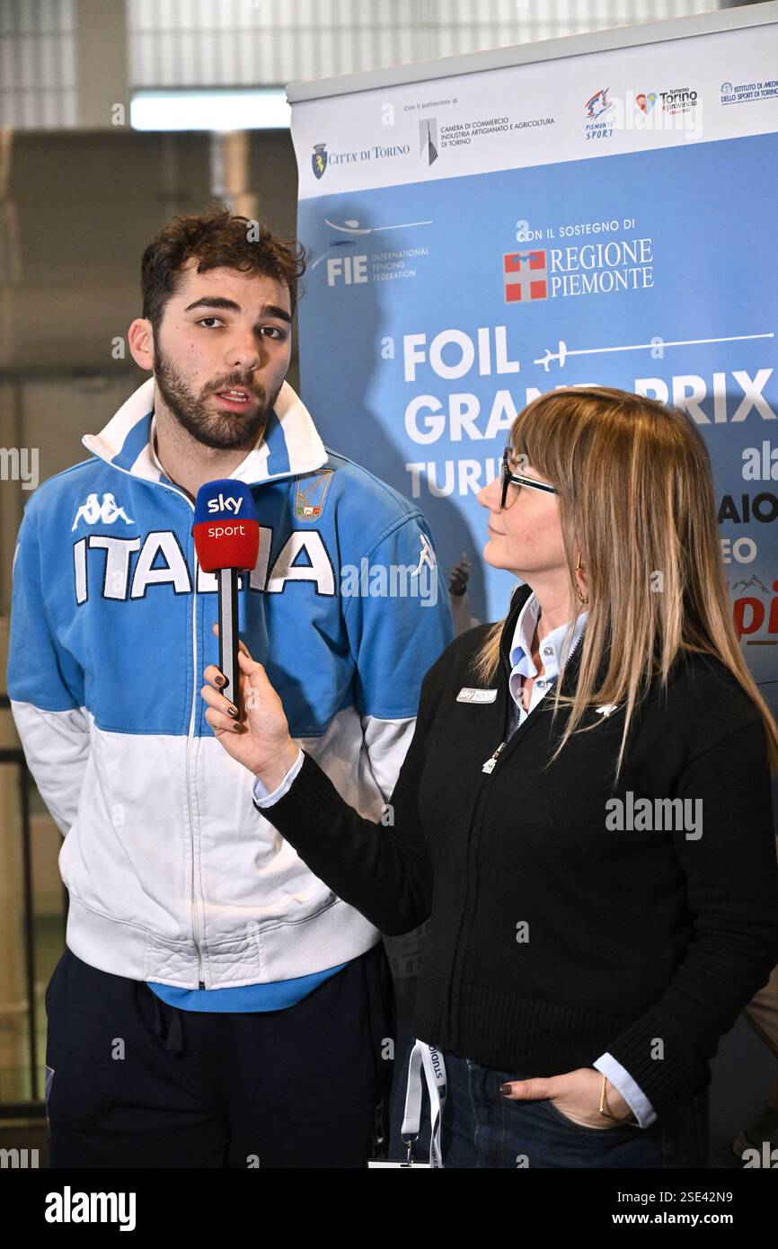 Italy, Turin 8 February 2025 Inalpi Arena Grand Prix FIE Inalpi Trophy of Foil 2025 Italian team ...
