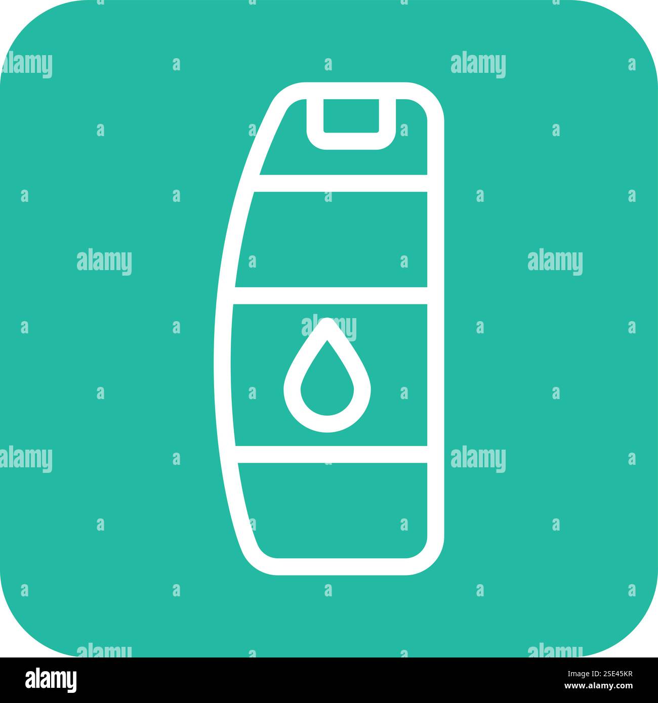 Shampoo vector icon flat Cut Out Stock Images & Pictures - Alamy