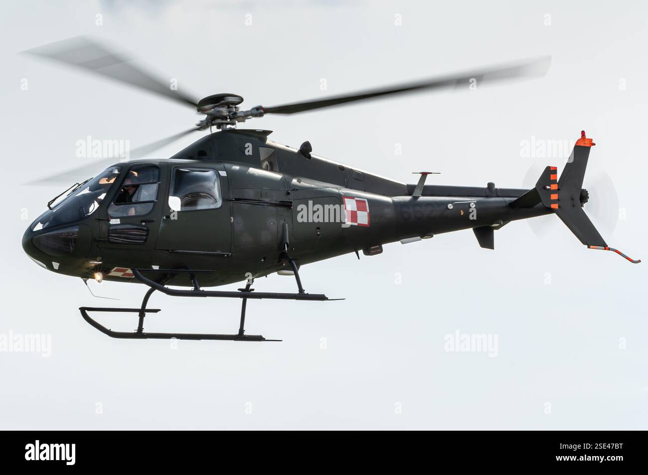 A PZL SW-4 Puszczyk light multipurpose helicopter used by the Polish ...