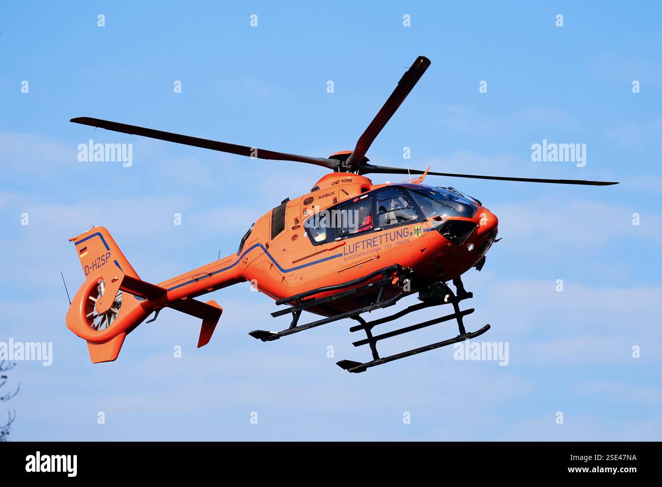 Grosshansdorf Themenfoto: Feuerwehr, 08.02.2025 Rettungshubschrauber ...