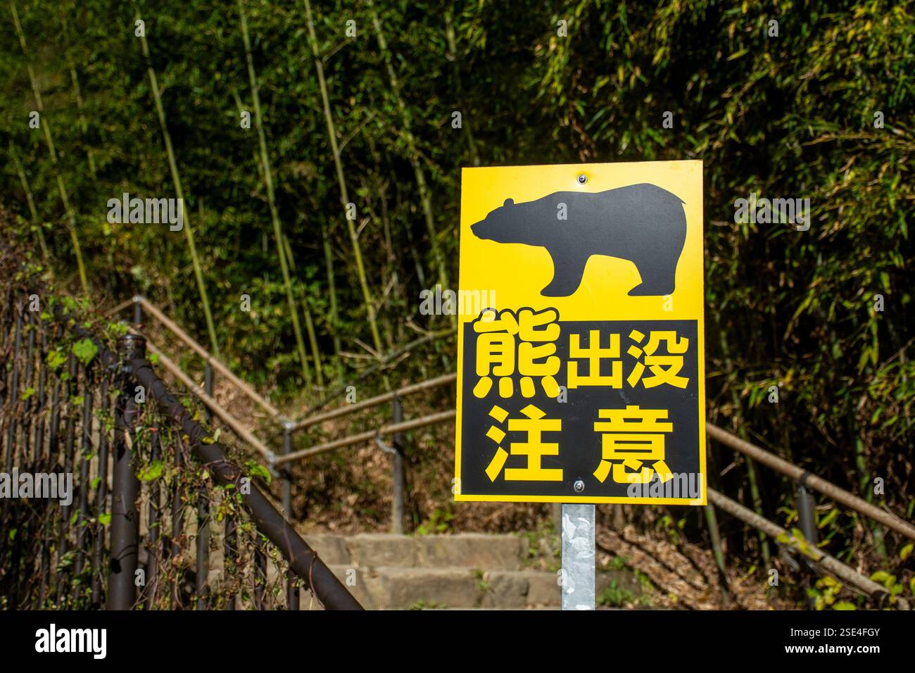 Bear country sign hi-res stock photography and images - Alamy