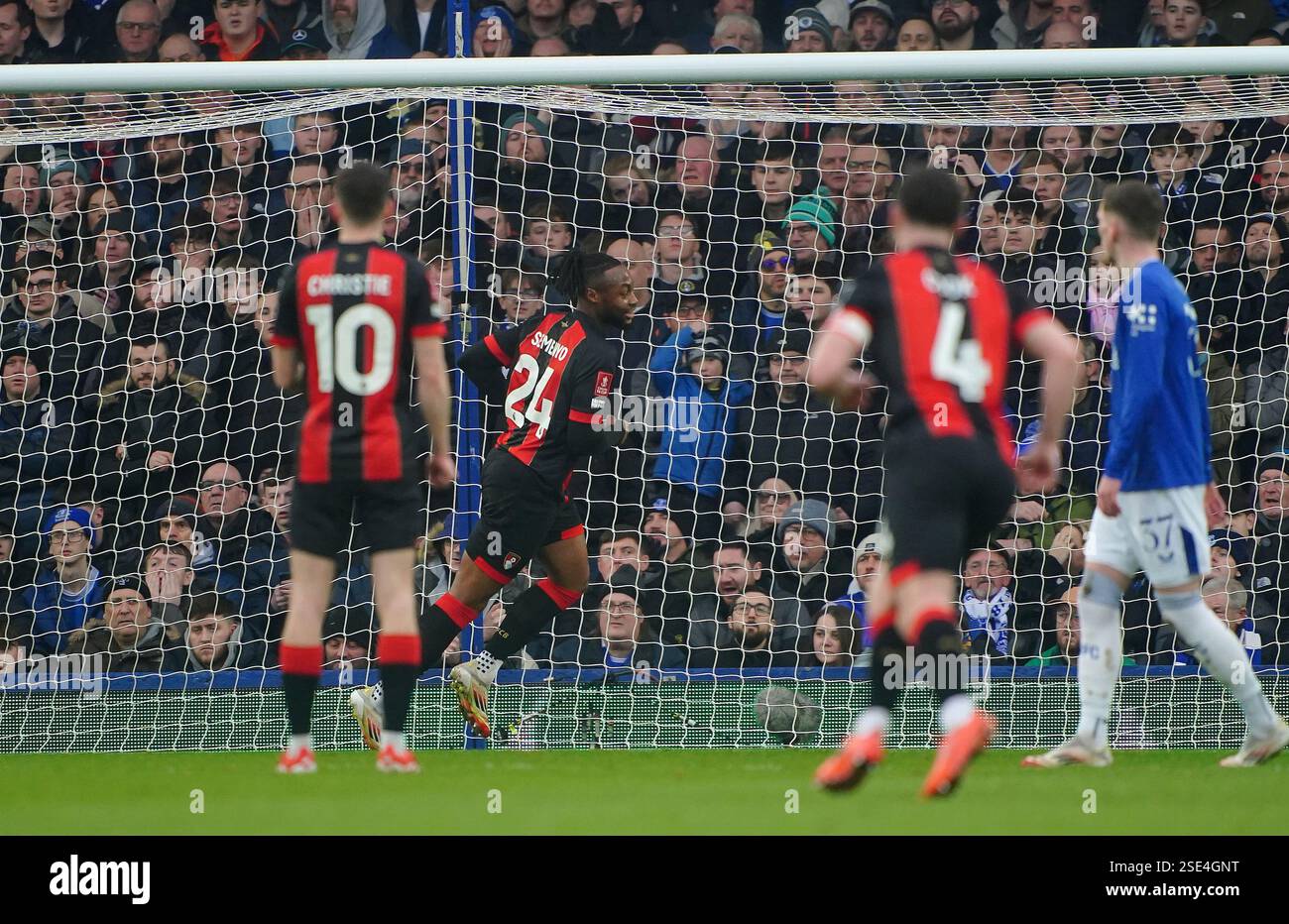 Bournemouth's Antoine Semenyo celebrates scoring their side's first ...